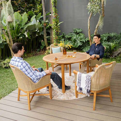 Teak Dining Sets: Your Year-Round Companion, Indoors and Out ...