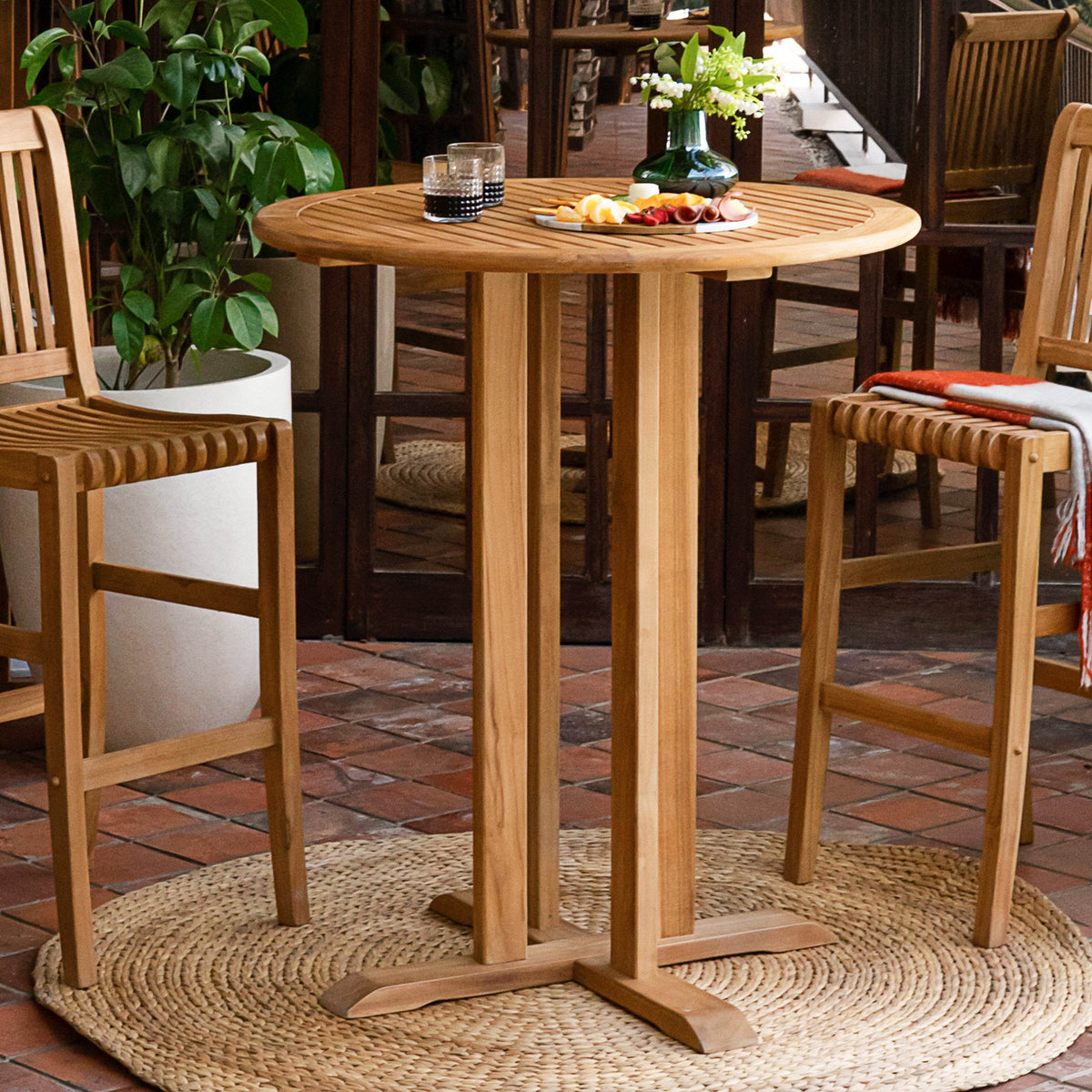 Mosko Teak Wood Outdoor Dining Table | Cambridge Casual