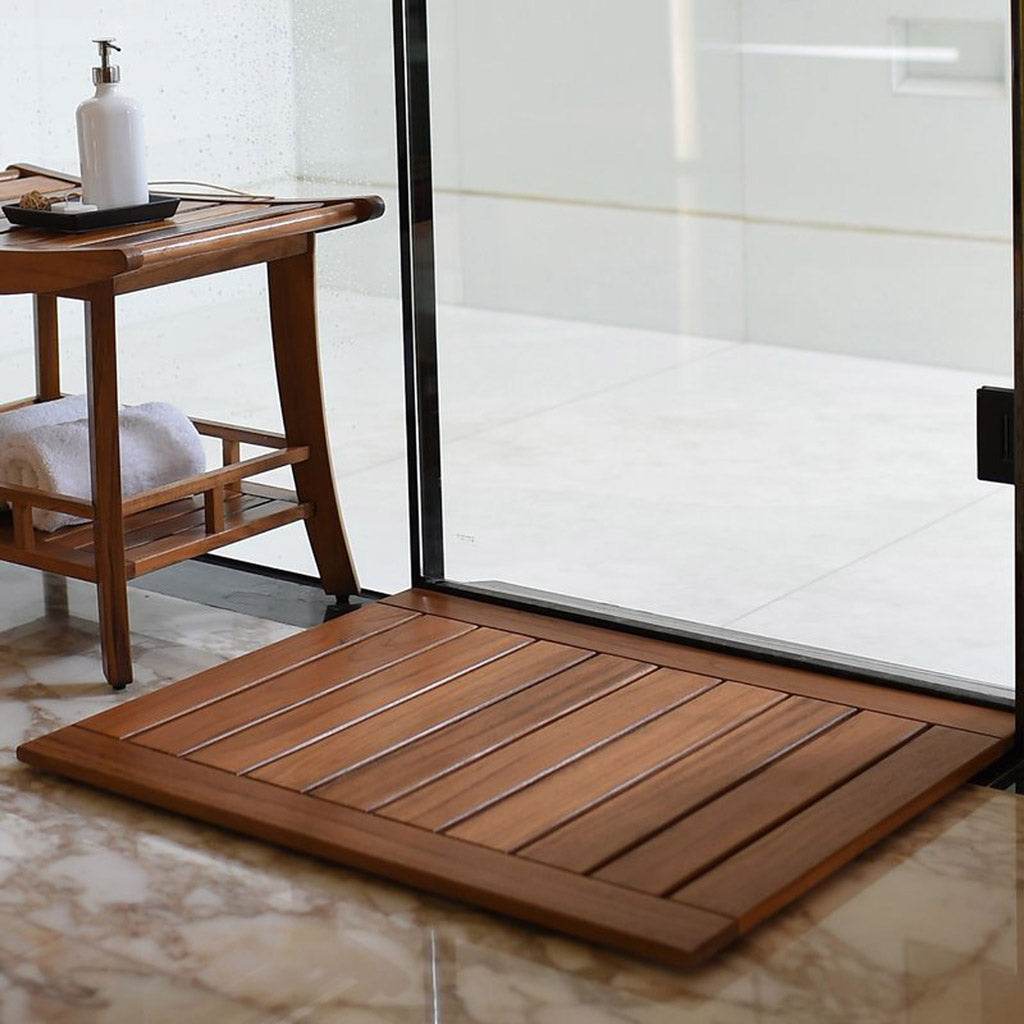 Dussi Teak Wood Outdoor Shower Mat | Cambridge Casual