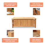 Richmond Teakwood 48 Inch Outdoor Storage Deck Box | Patio Furniture ...